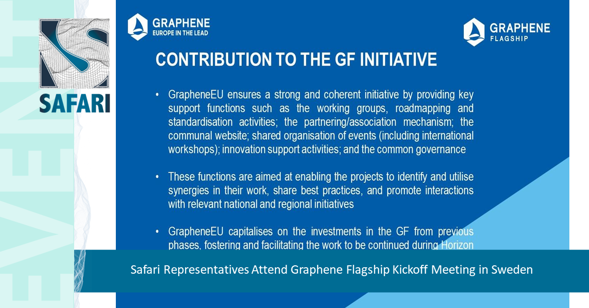 Safari Representatives Attend Graphene Flagship Kickoff Meeting in ...