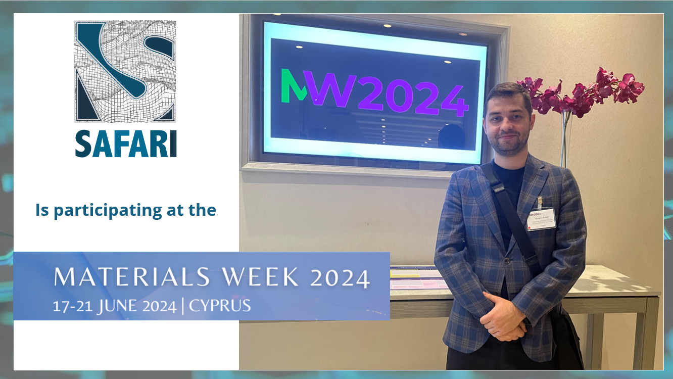 SAFARI is Attending the Materials Week 2024. - Safari Project